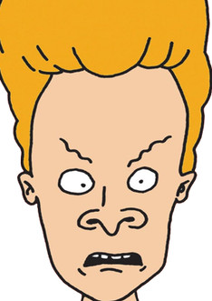 Beavis from Beavis and Butt-Head celebrity face mask Fancy Dress Face ...