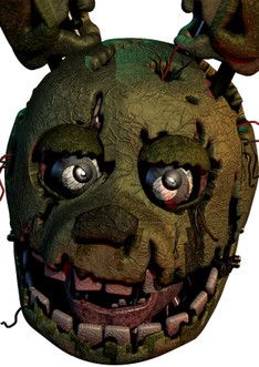 Springtrap Five Nights at Freddy's Movie Gaming Celebrity Face Mask ...