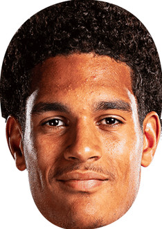 Jarell Quansah - England Euros Face Mask UK | Fancy Dress Party Mask ...