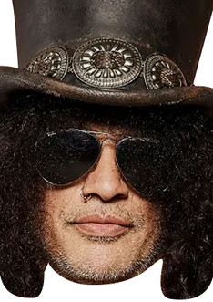Slash - Guns 'N Roses Face Mask UK | Fancy Dress Party Mask | Celebrity ...