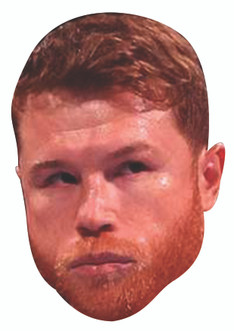 Canelo Alvarez Boxing Celebrity Party Face Fancy Dress Cardboard Mask ...