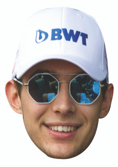 Esteban Ocon F1 Face Mask UK | Fancy Dress Party Mask | Sports Party Mask