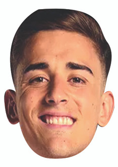 Gavi Football Celebrity Party Face Fancy Dress Cardboard Mask ...