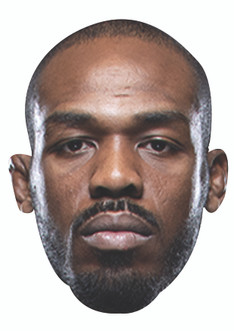 Jon Bones Jones MMA Celebrity Party Face Fancy Dress Cardboard Mask ...