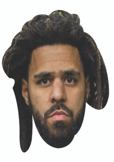 J Cole Celebrity party face fancy dress Cardboard mask - Celebrity ...