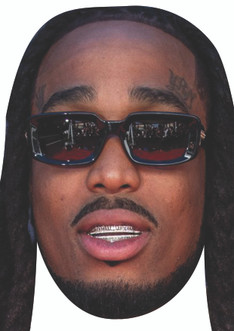 Quavo Celebrity party face fancy dress Cardboard mask - Celebrity ...