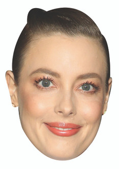 Gillian Jacobs Celebrity party face fancy dress Cardboard mask ...