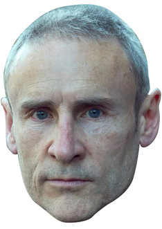 Cal MacAninch Celebrity party face fancy dress Cardboard mask ...