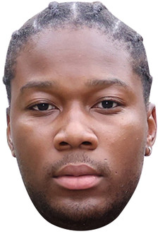 Eric Shango Celebrity party face fancy dress Cardboard mask - Celebrity ...