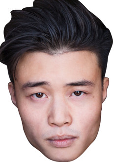 Aidan Cheng Celebrity party face fancy dress Cardboard mask - Celebrity ...