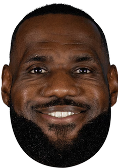 Lebron James C Face Mask UK | Fancy Dress Party Mask | Celebrity Party Mask