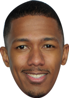 Nick Cannon Celebrity party face fancy dress Cardboard mask - Celebrity ...