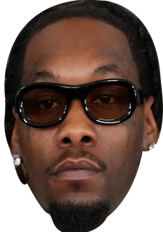 Offset Celebrity party face fancy dress Cardboard mask - Celebrity ...