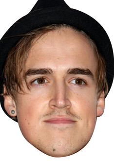 Tom Fletcher Face Mask UK | Fancy Dress Party Mask | Celebrity Party Mask