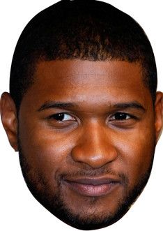 Usher celebrity Party Face Fancy Dress - Celebrity-Facemasks.com
