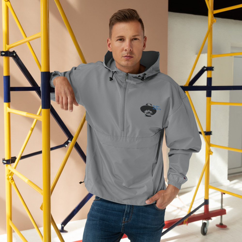 Embroidered 'I'm Your Huckleberry' Champion Packable Jacket - Val Kilmer