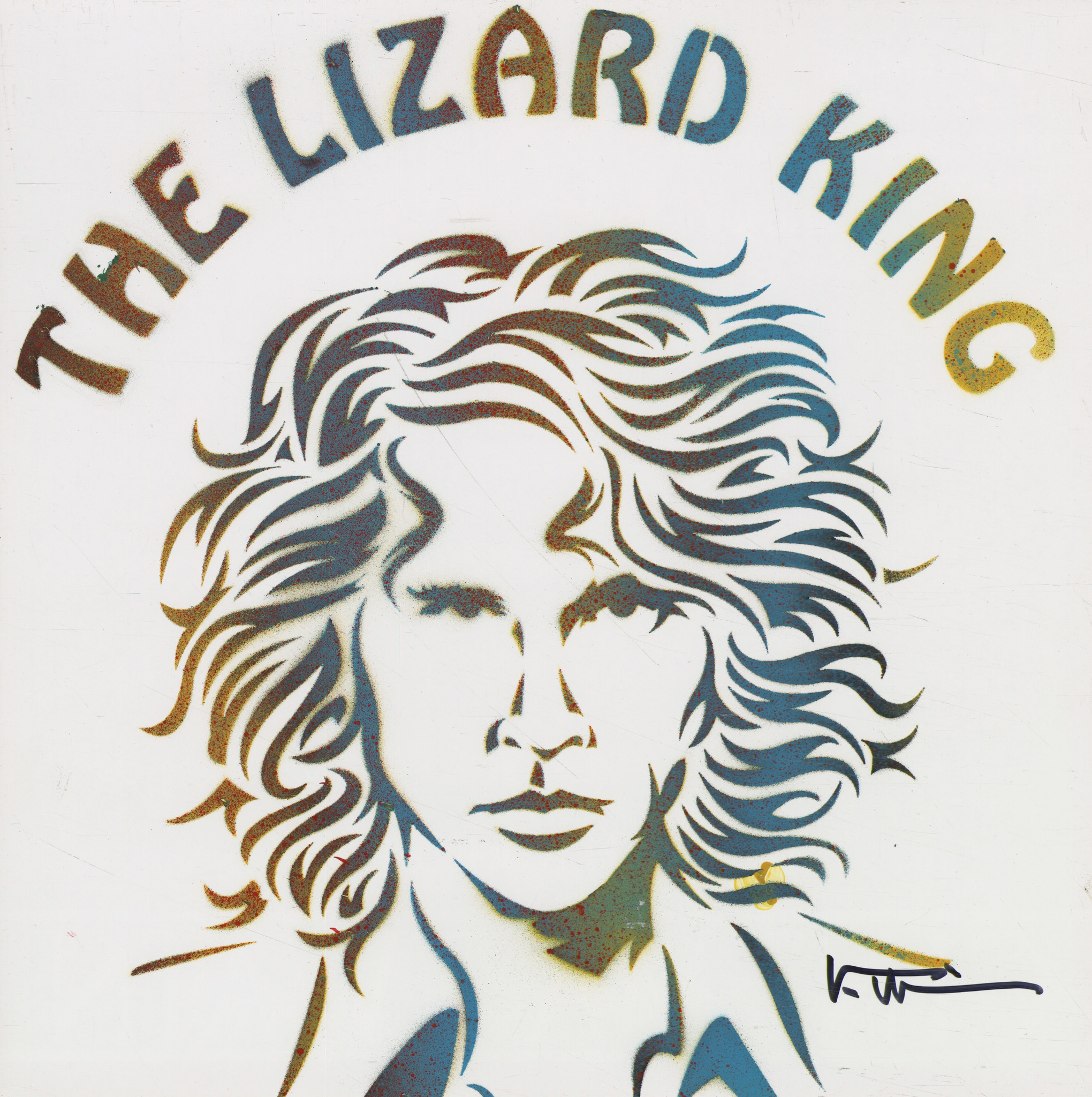 JIM MORRISON Paper Pop FRAMED [VKAD2554] - Val Kilmer