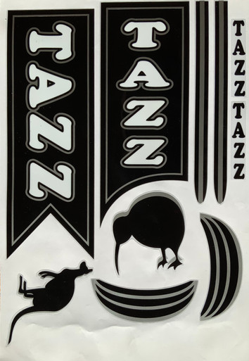 Tazz Bat Stickers - Tazz Sports Ltd