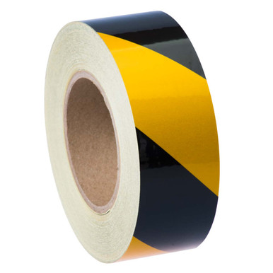 Yellow/Black 50mm Class 2 Reflective Tape