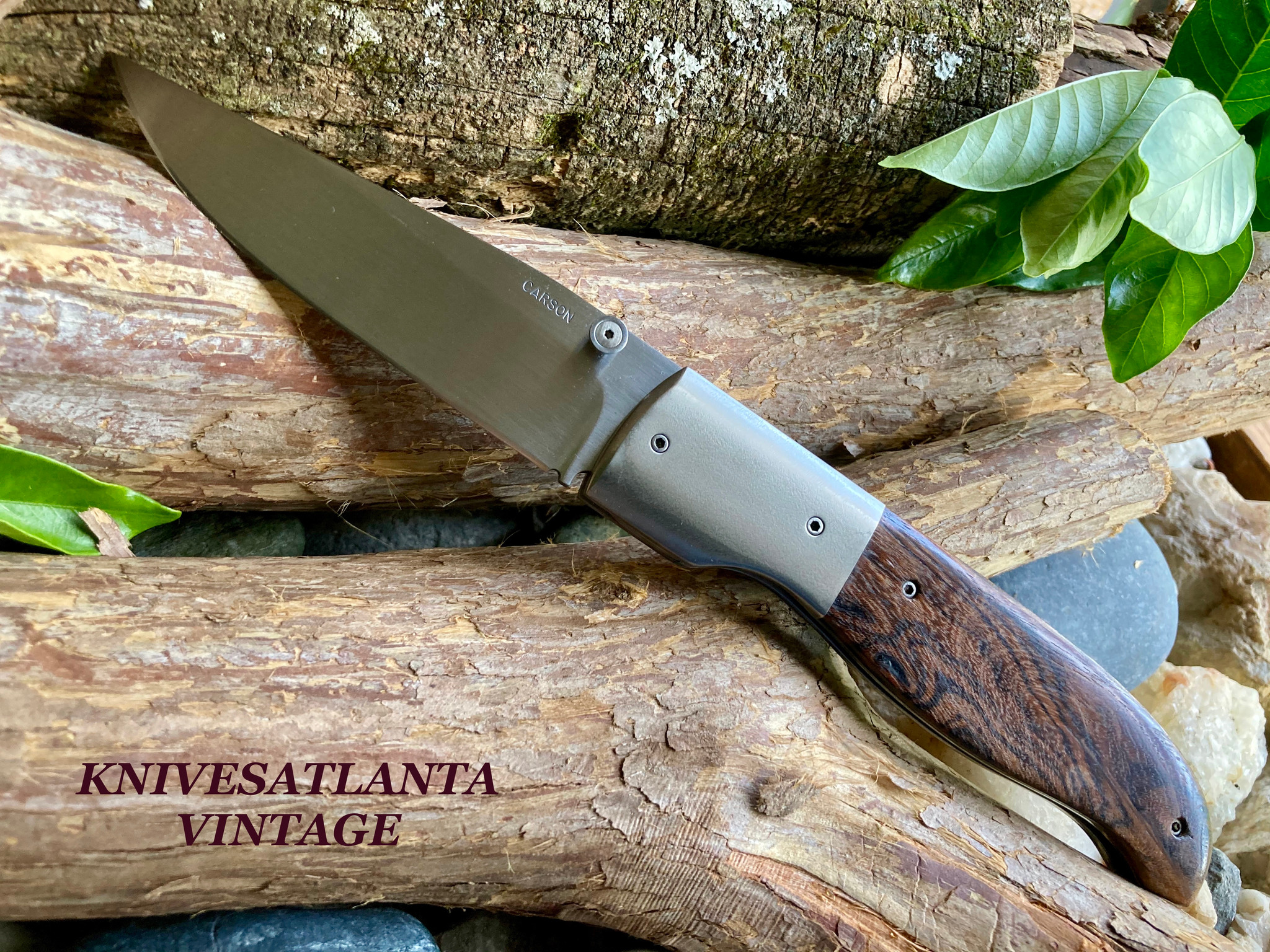 Kit Carson Model 16 Linerlock ~ Custom ~ Vintage