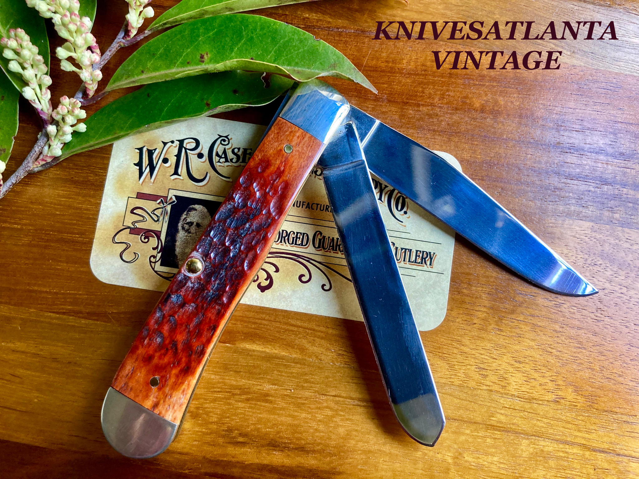 CASE TRAPPER KNIFE ~ AMERICA'S PAST INTO HER FUTURE 21ST CENTURY
