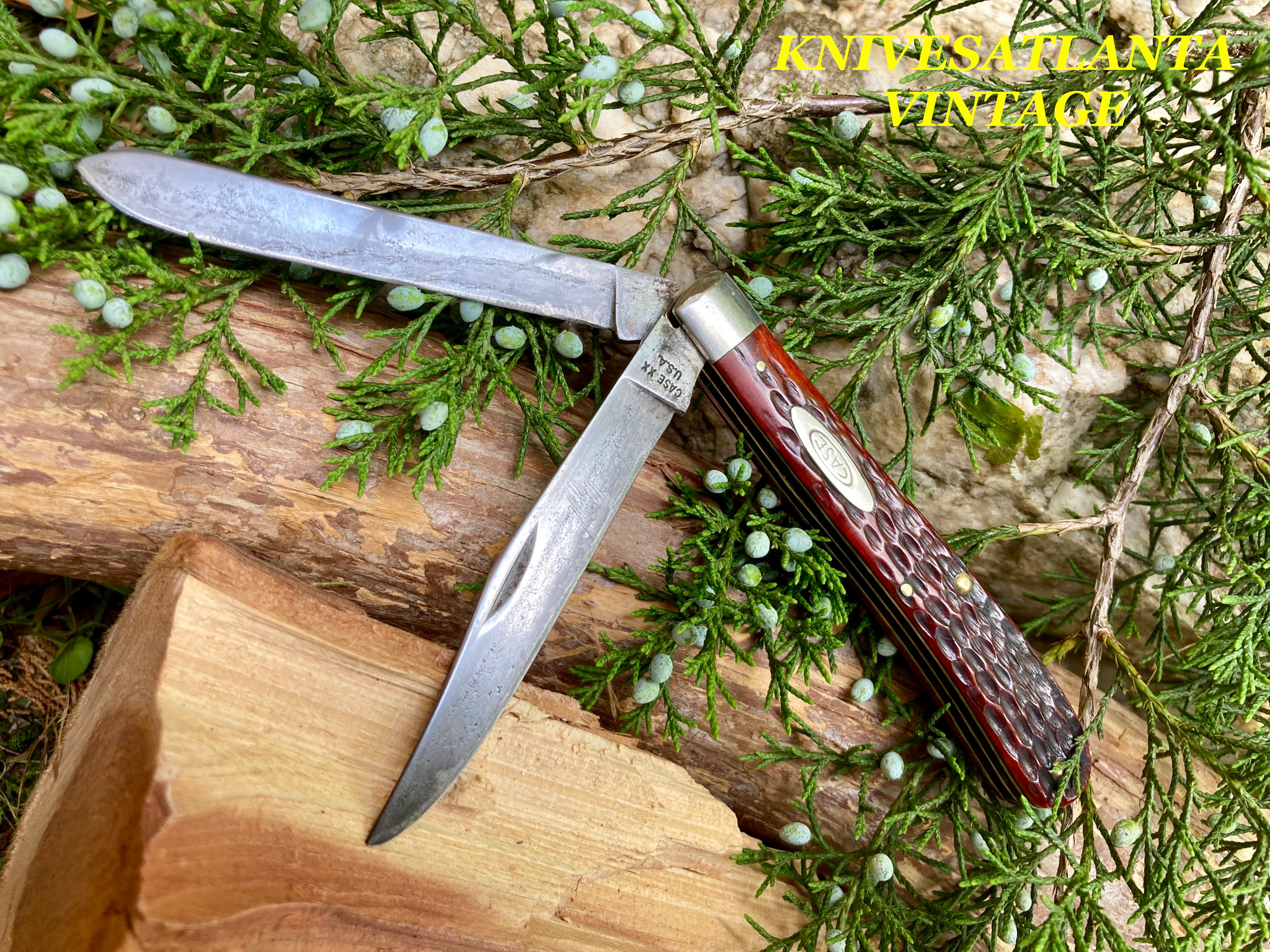 Case XX USA 1965-1969 62048-SP Slim Trapper ~ 2 Blade ~ Vintage