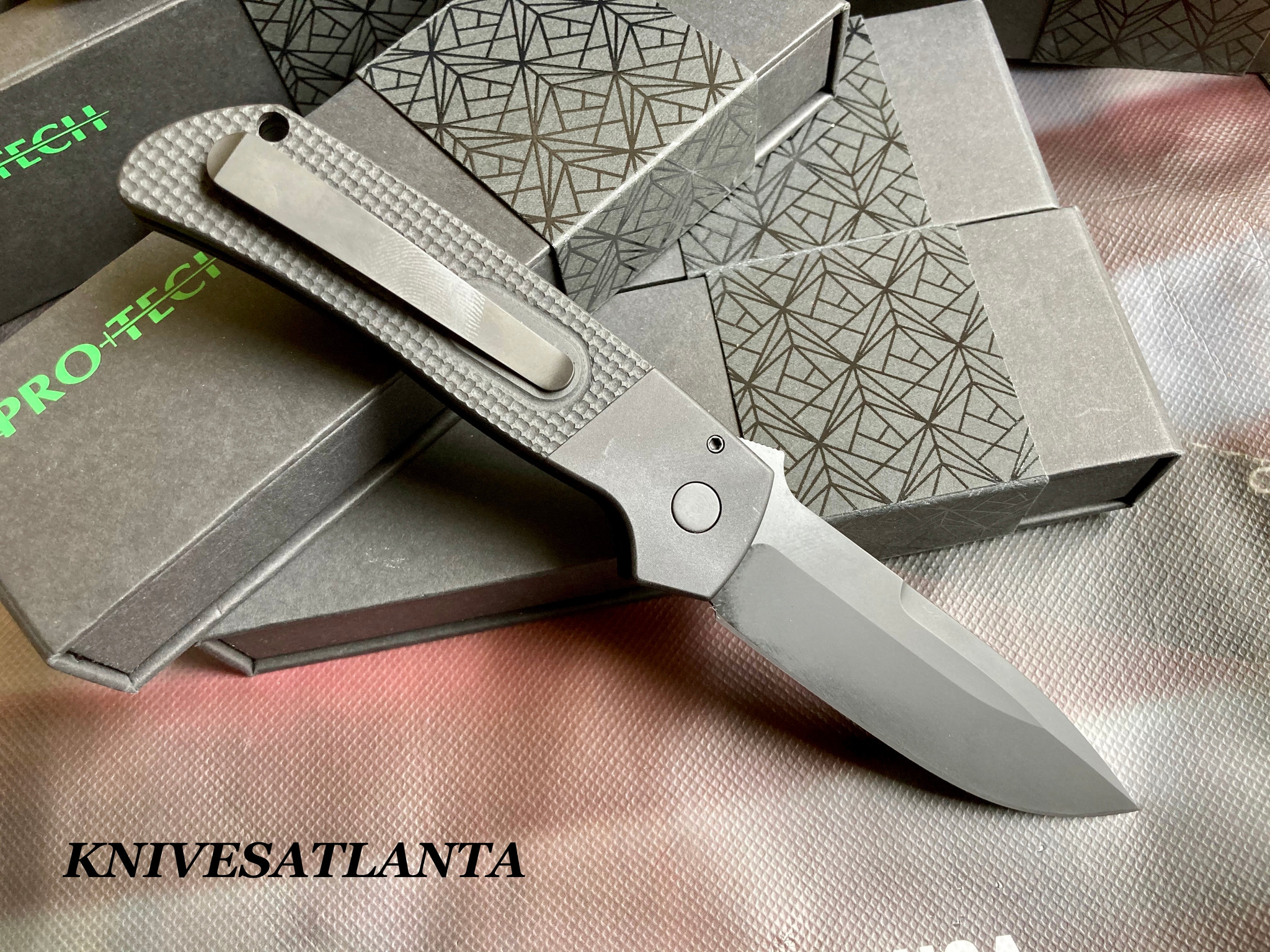 Protech ~ Bob Terzuola ATCF Operator Edition AUTO Folding Knife 3.5 ...