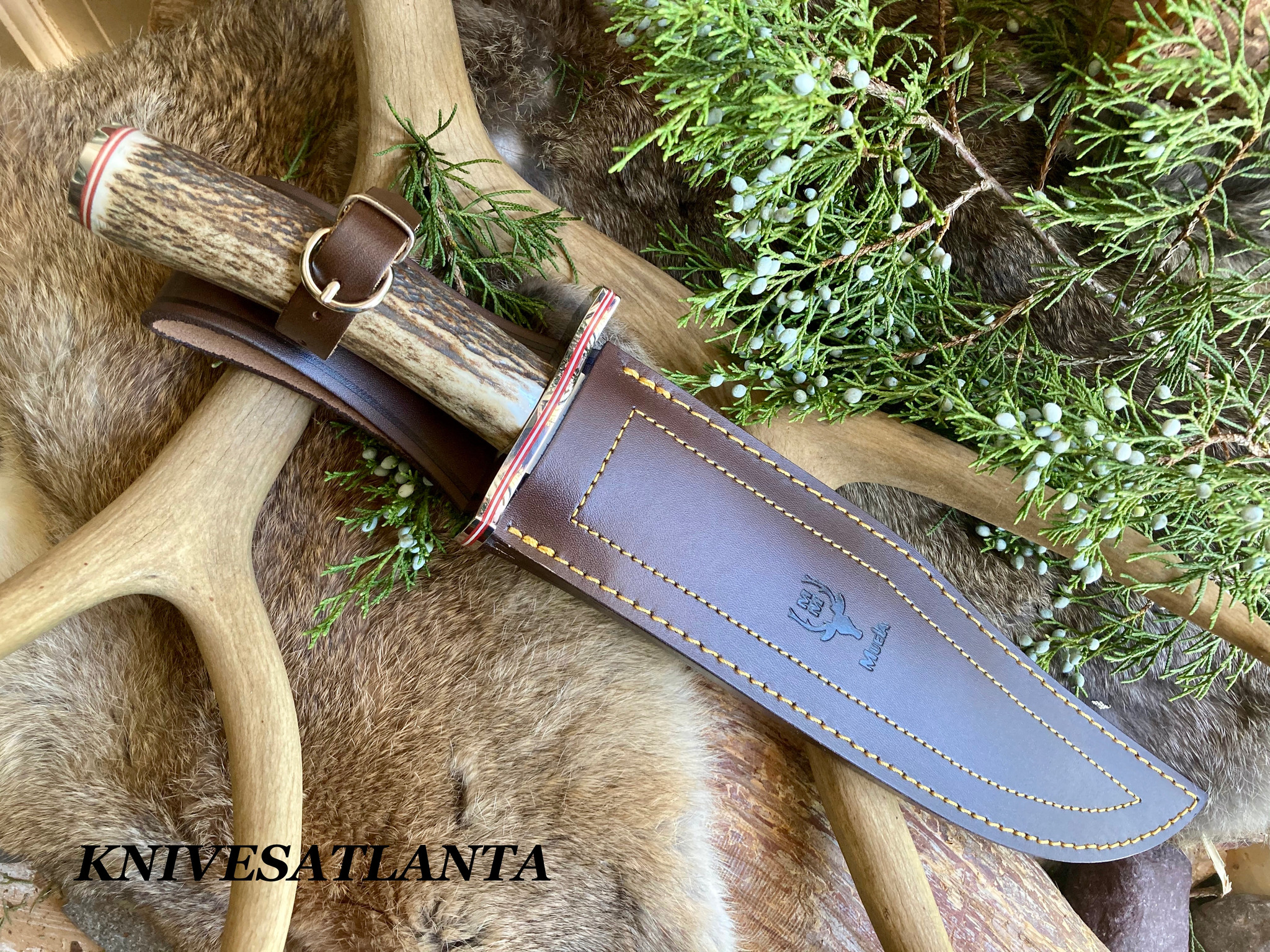 Muela Knives Magnum-23.TO Fixed Blade - Staghorn