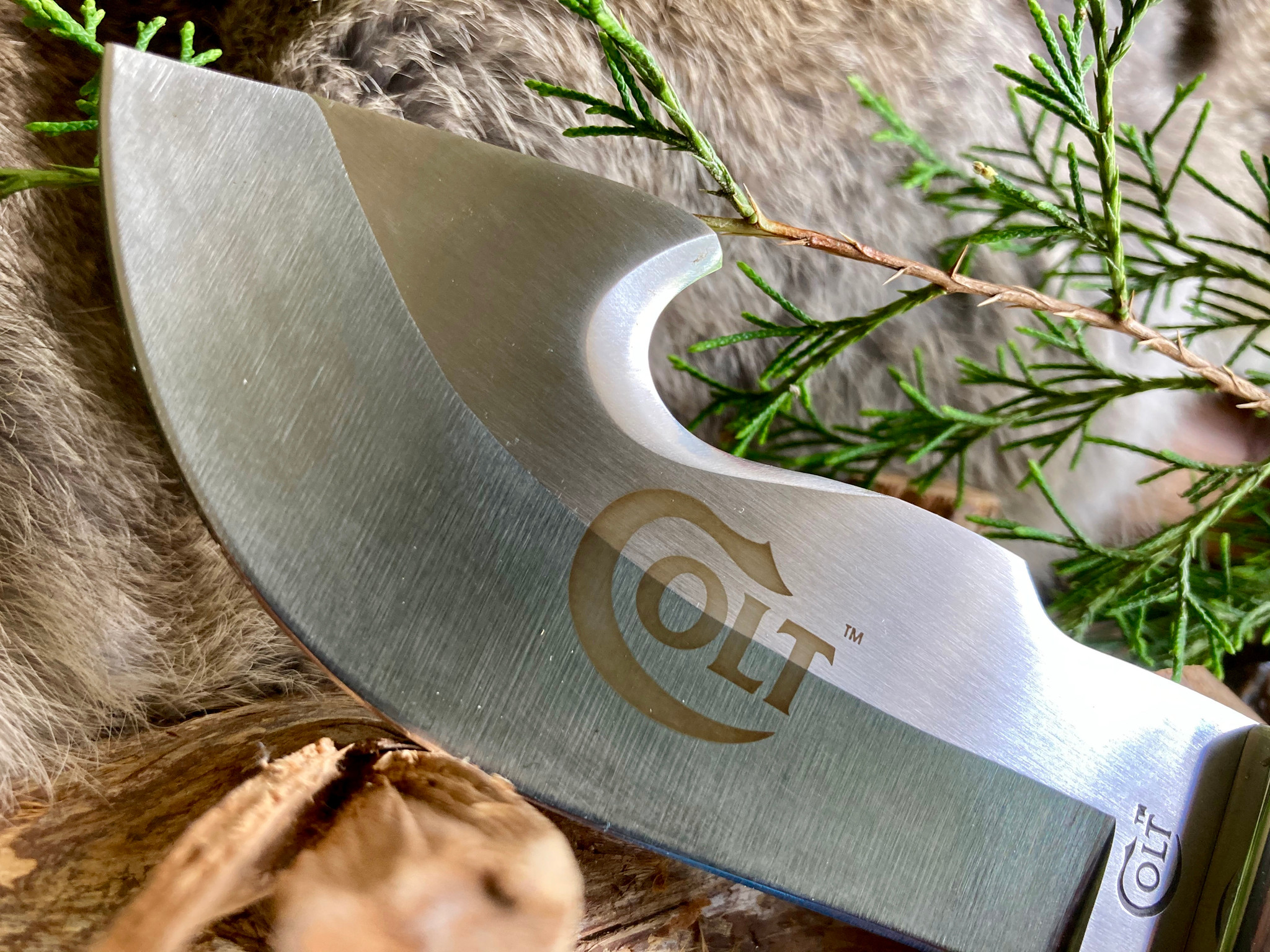 Colt Serengeti Guthook Skinner Fixed Blade Hunting Knife ~ Vintage