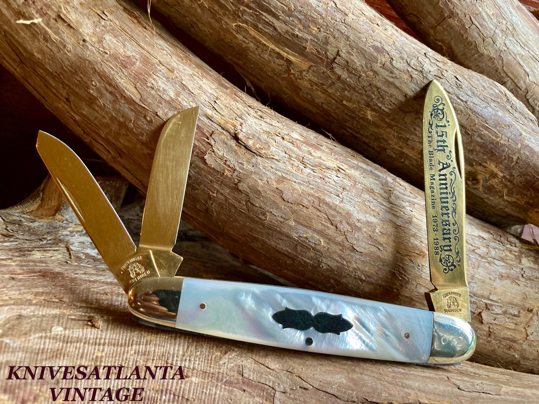 FIGHT'N ROOSTER ~ 15TH ANNIVERSARY THE BLADE MAGAZINE WHITTLER ~1988 ...
