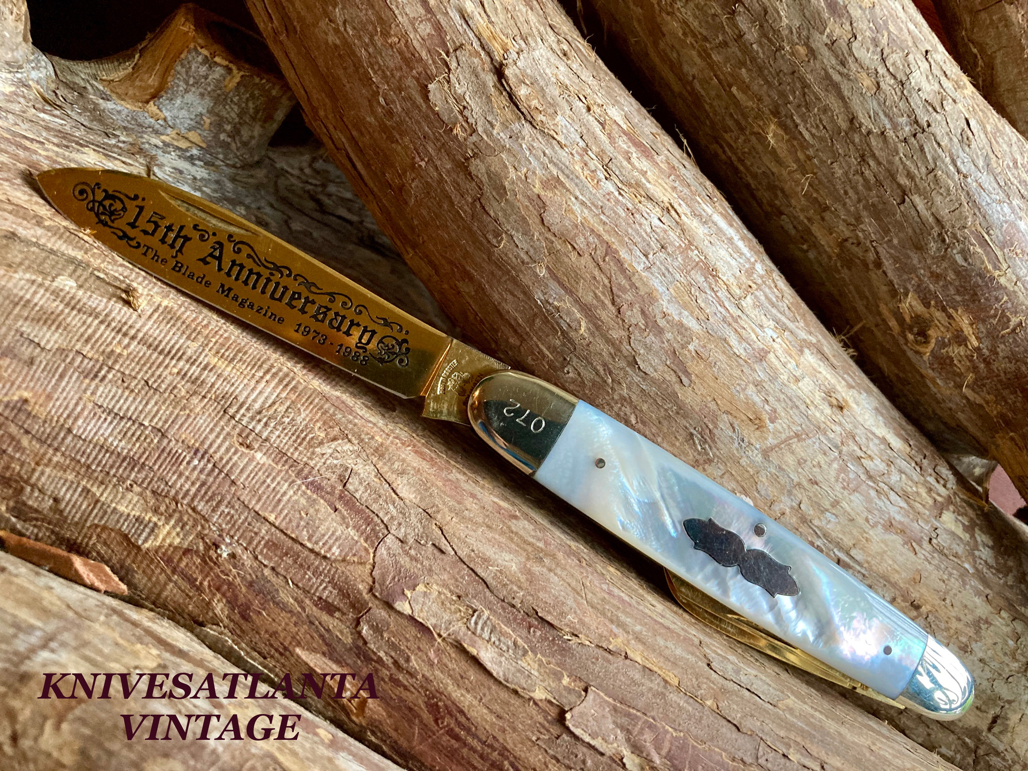 FIGHT'N ROOSTER ~ 15TH ANNIVERSARY THE BLADE MAGAZINE WHITTLER ~1988 ...