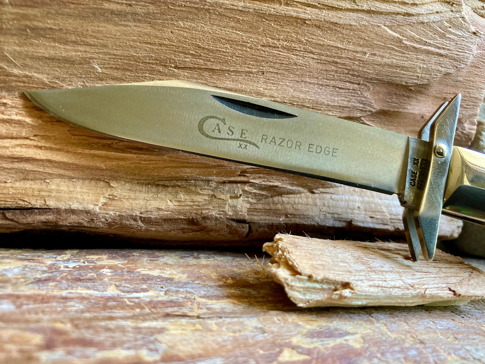 Case XX Stainless USA 4 Dot (1976) Stag 5111 1/2 L SSP Razor Edge ...