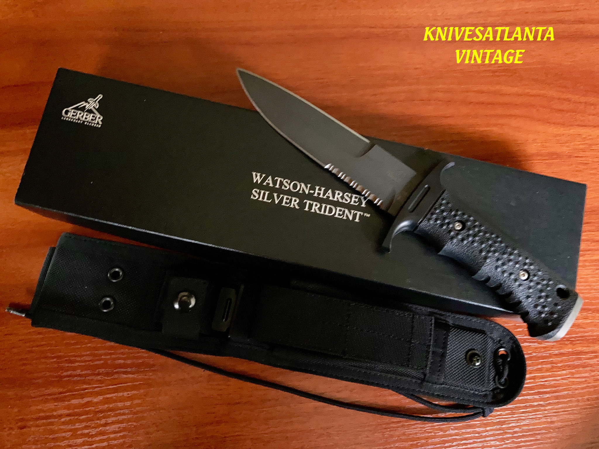Gerber Silver Trident ~ Single Serration