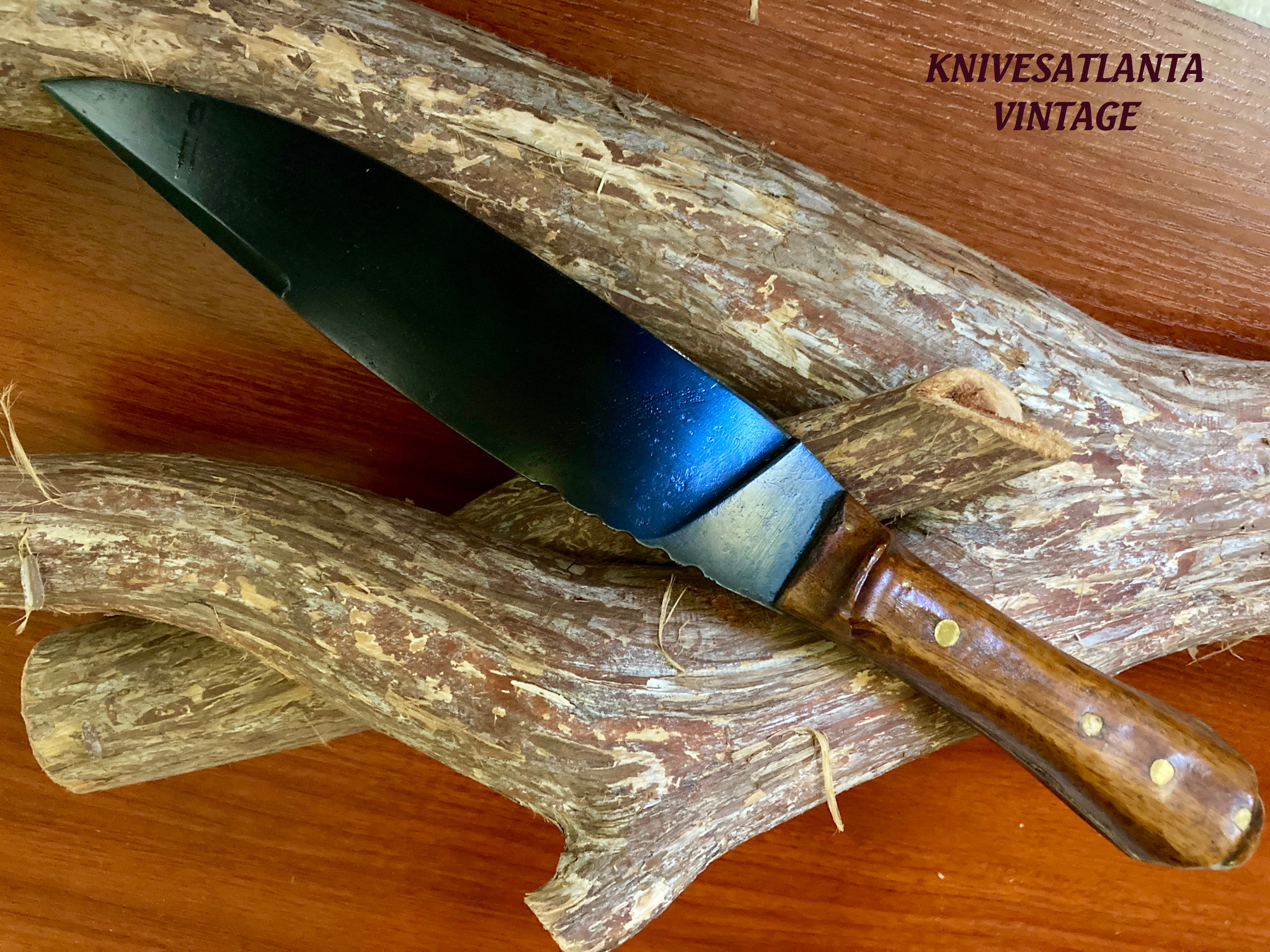 Custom Fixed Blade Knife ~ Unknown Maker ~ Vintage 1970`s