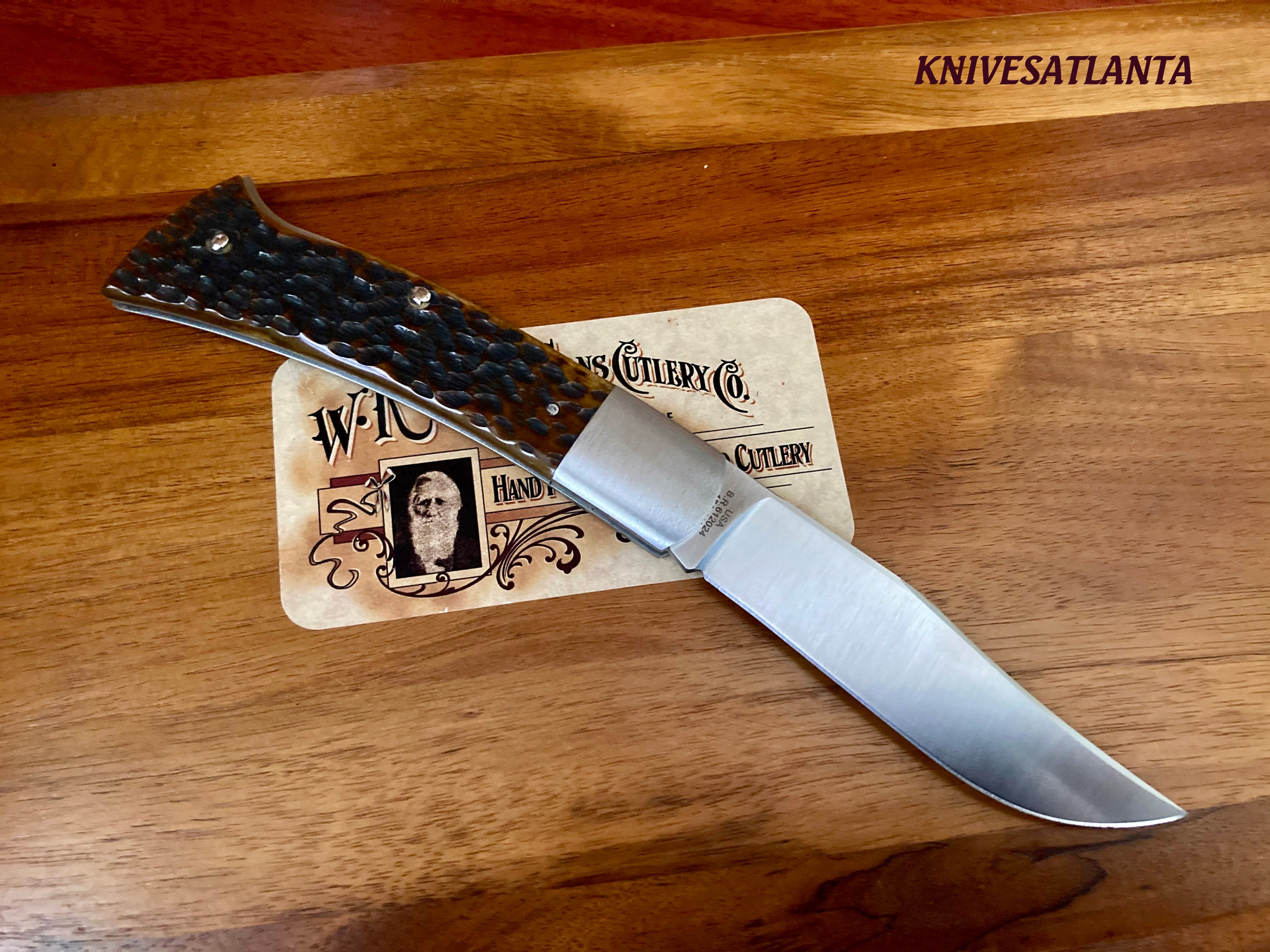 Case Bill Ruple Limited Edition Standard Jigged Antique Bone Axe Handle ...