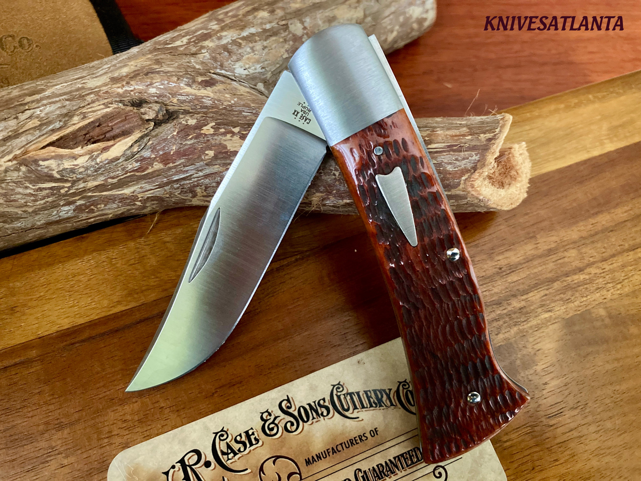 Case Bill Ruple Limited Edition Rogers Jigged Chestnut Bone Axe Handle ...