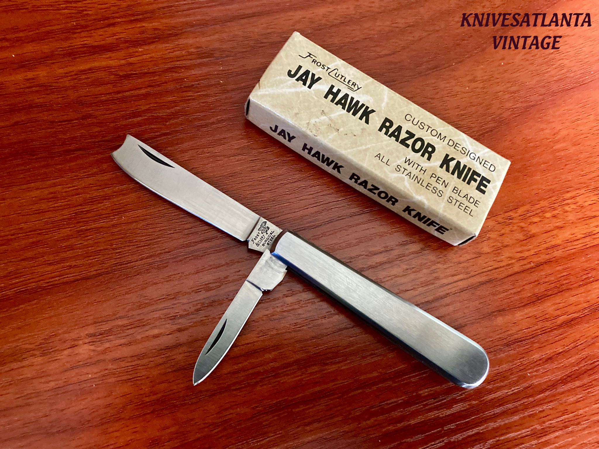Frost Cutlery Jay Hawk ~ Razor Knife ~ Vintage