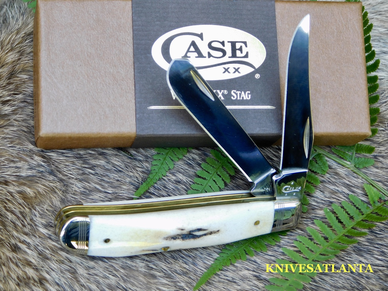 CASE Mini Trapper Vintage Stag - KnivesAtlanta