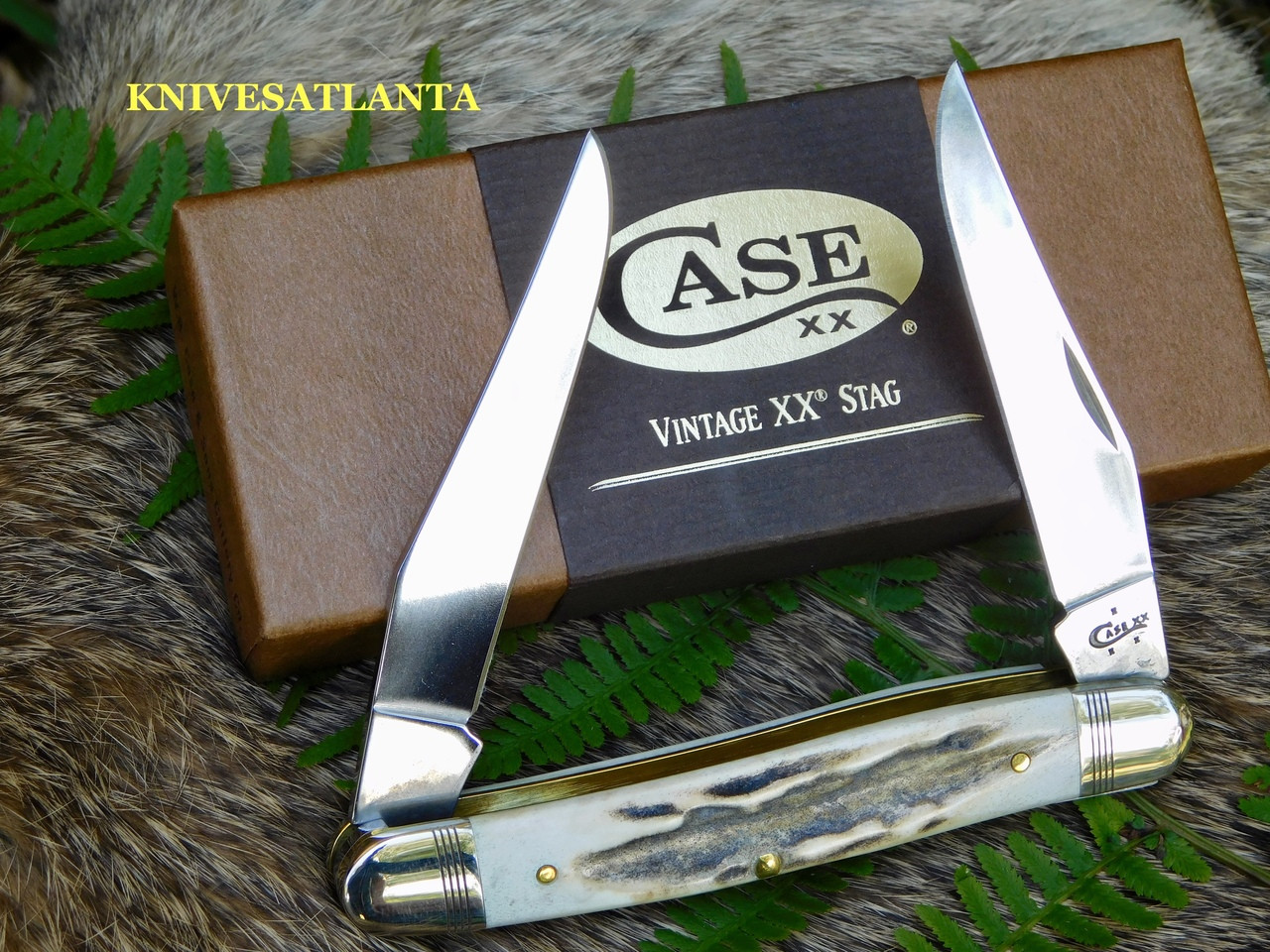 CASE Muskrat Vintage Stag - KnivesAtlanta