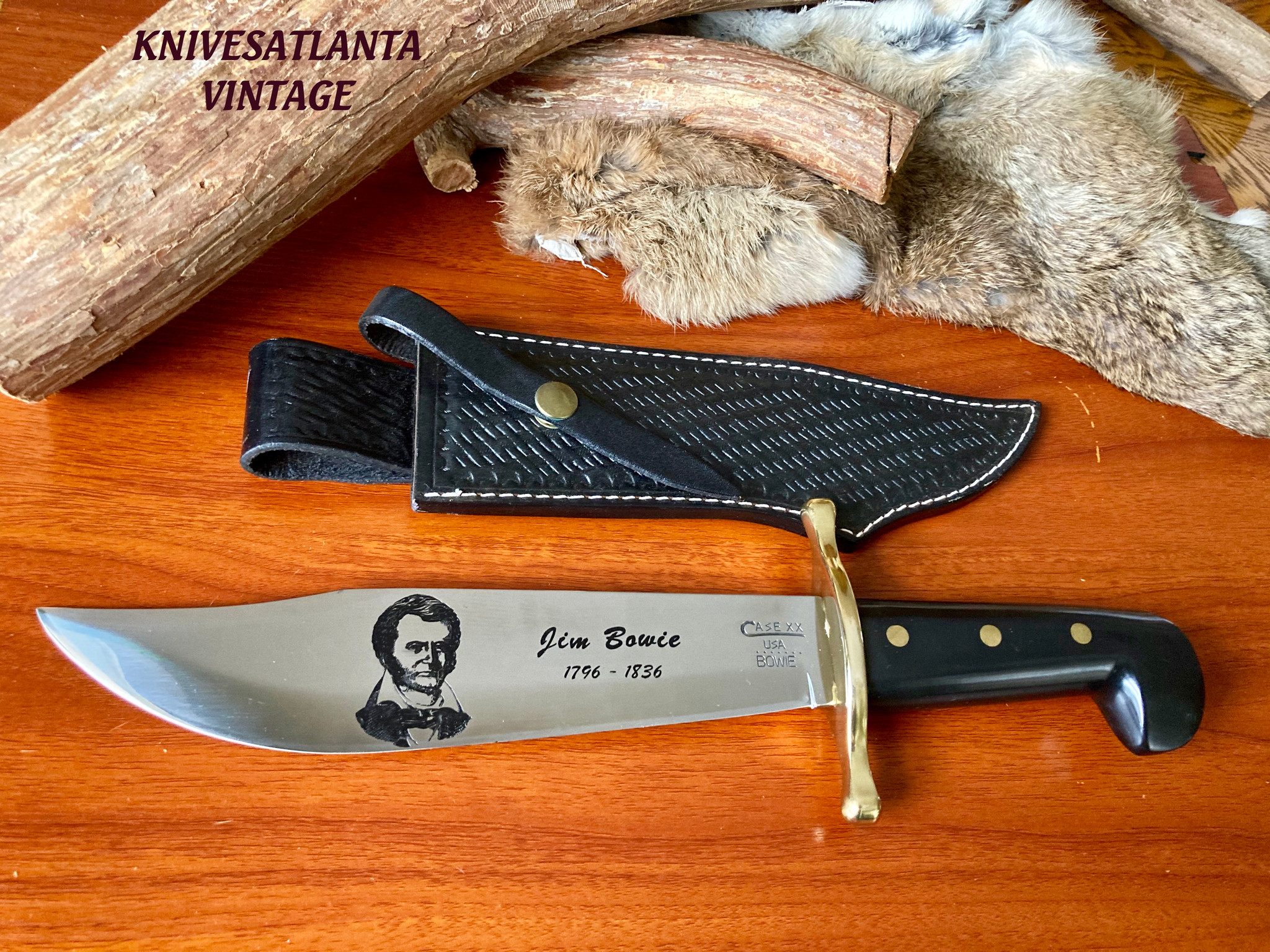 CASE XX JIM BOWIE COMMEMORATIVE KNIFE 1796-1836 ~ Vintage