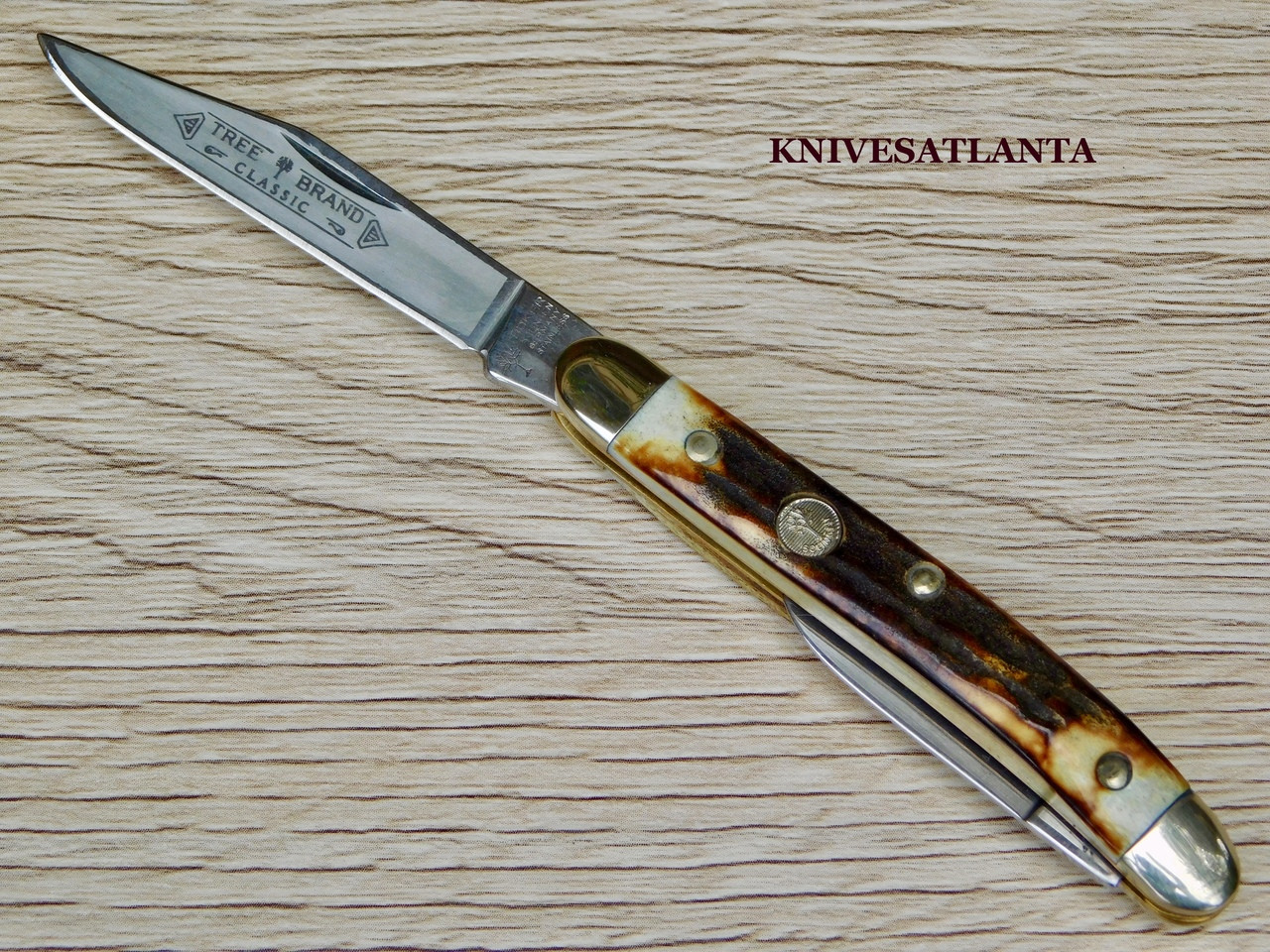 BOKER Stag Pen Knife - KnivesAtlanta