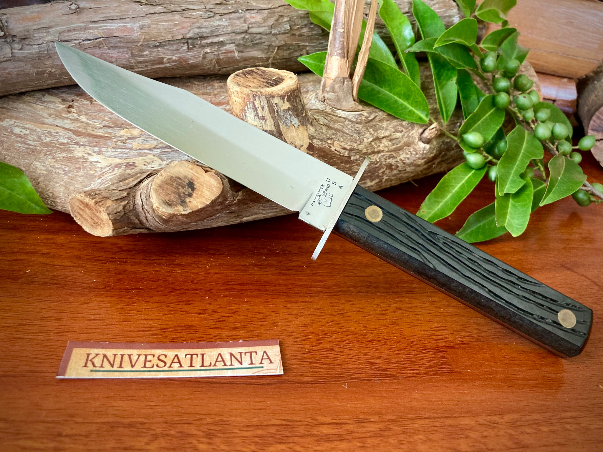 HAMMER BRAND FIXED BLADE KNIFE ~ Vintage