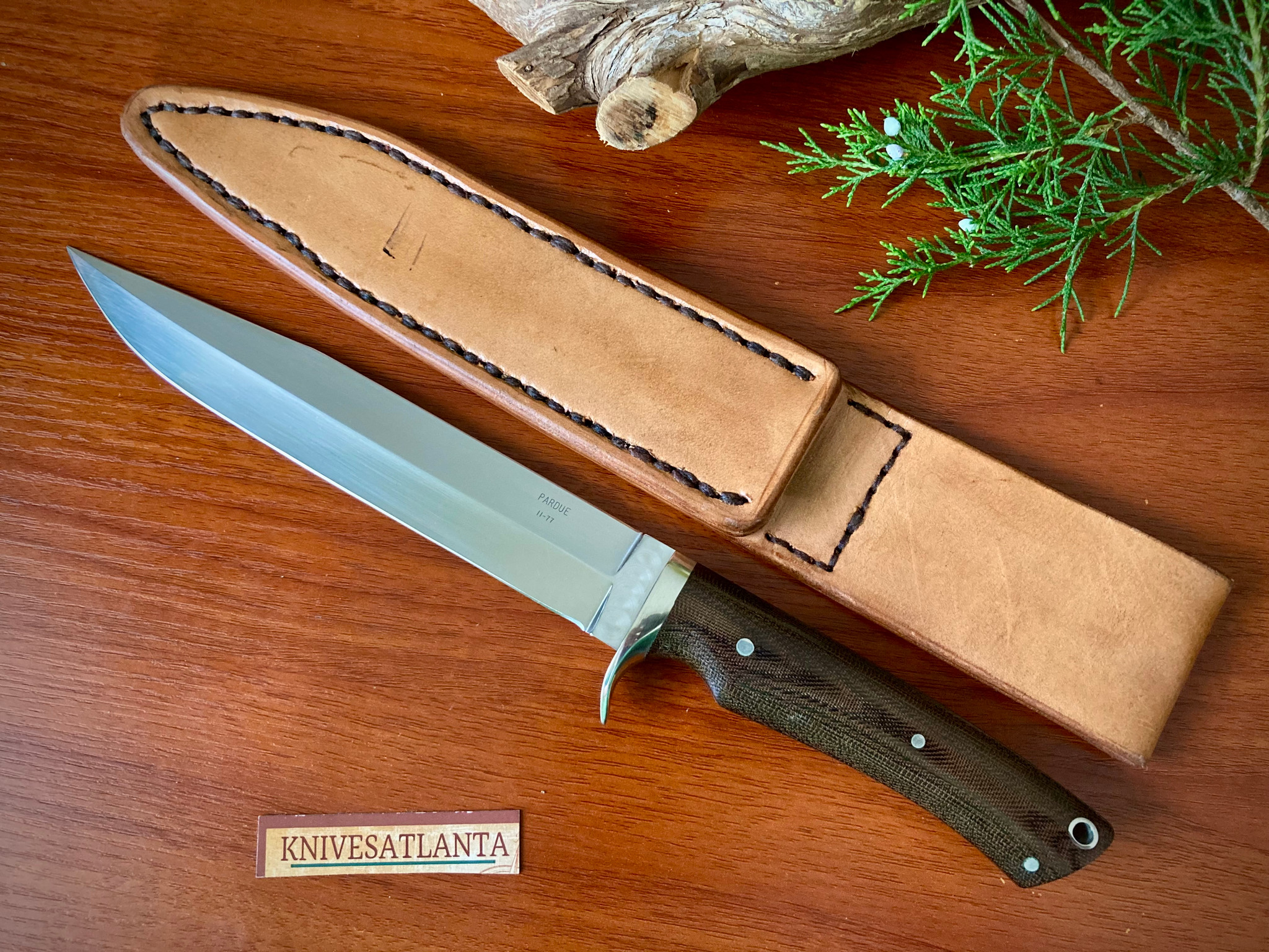 Mel Pardue Custom Fixed Blade ~ Vintage 1977