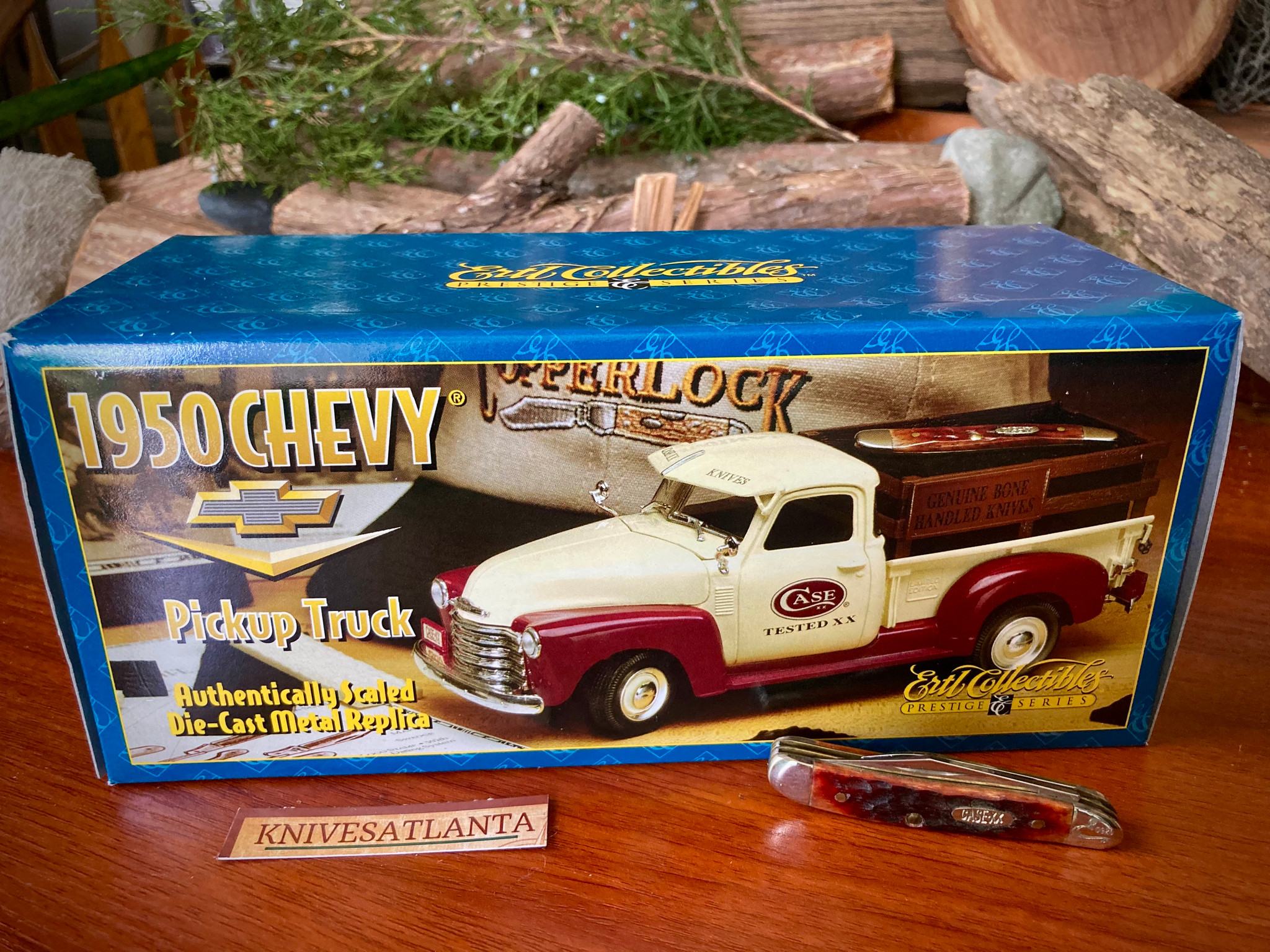 Case 1997 ERTL Truck ~ 1950 Chevy Pickup Truck ~ Chestnut Brown Bone ...