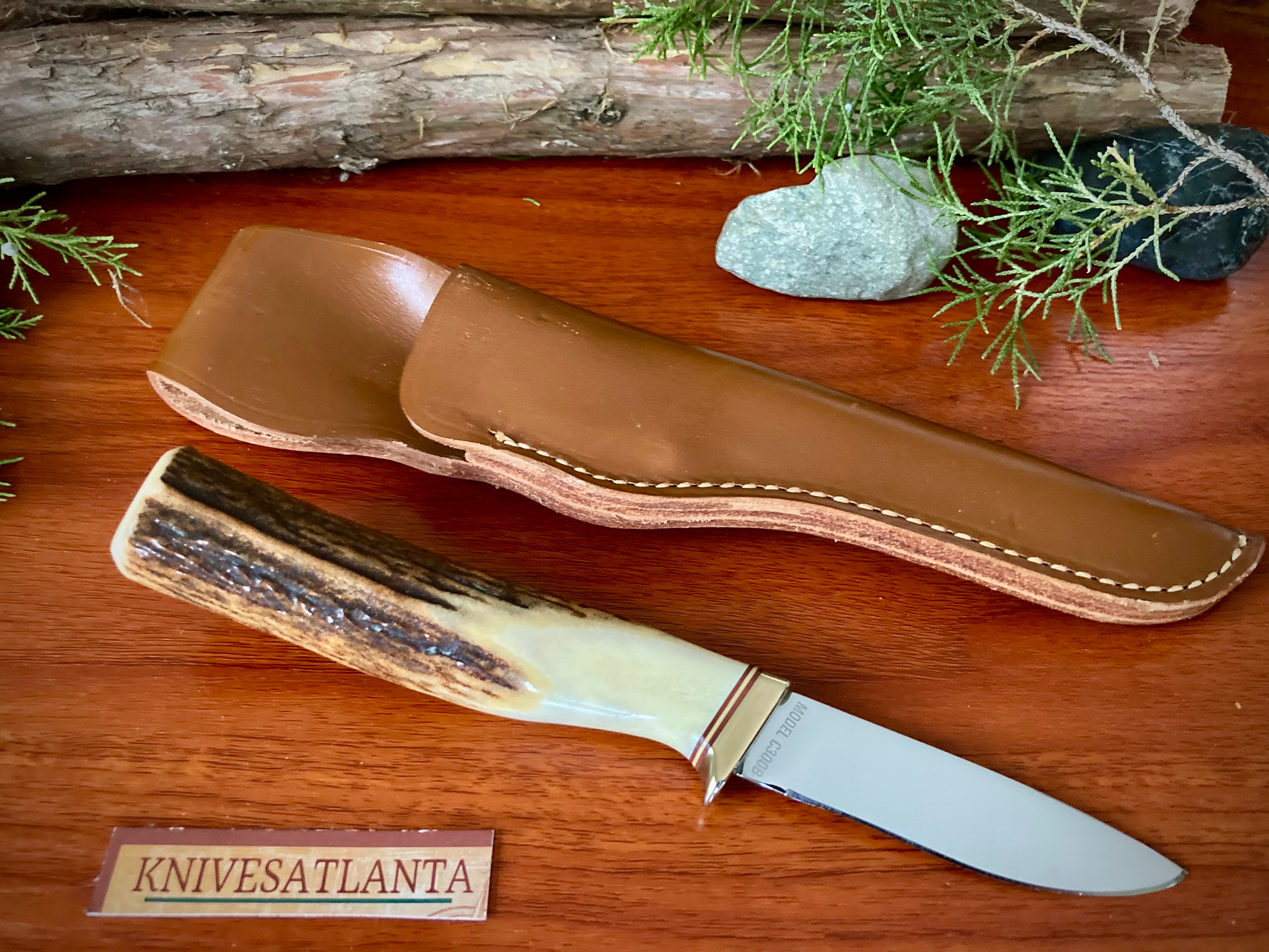 Gerber Model C300B ~ Stag ~ Vintage 1970`s