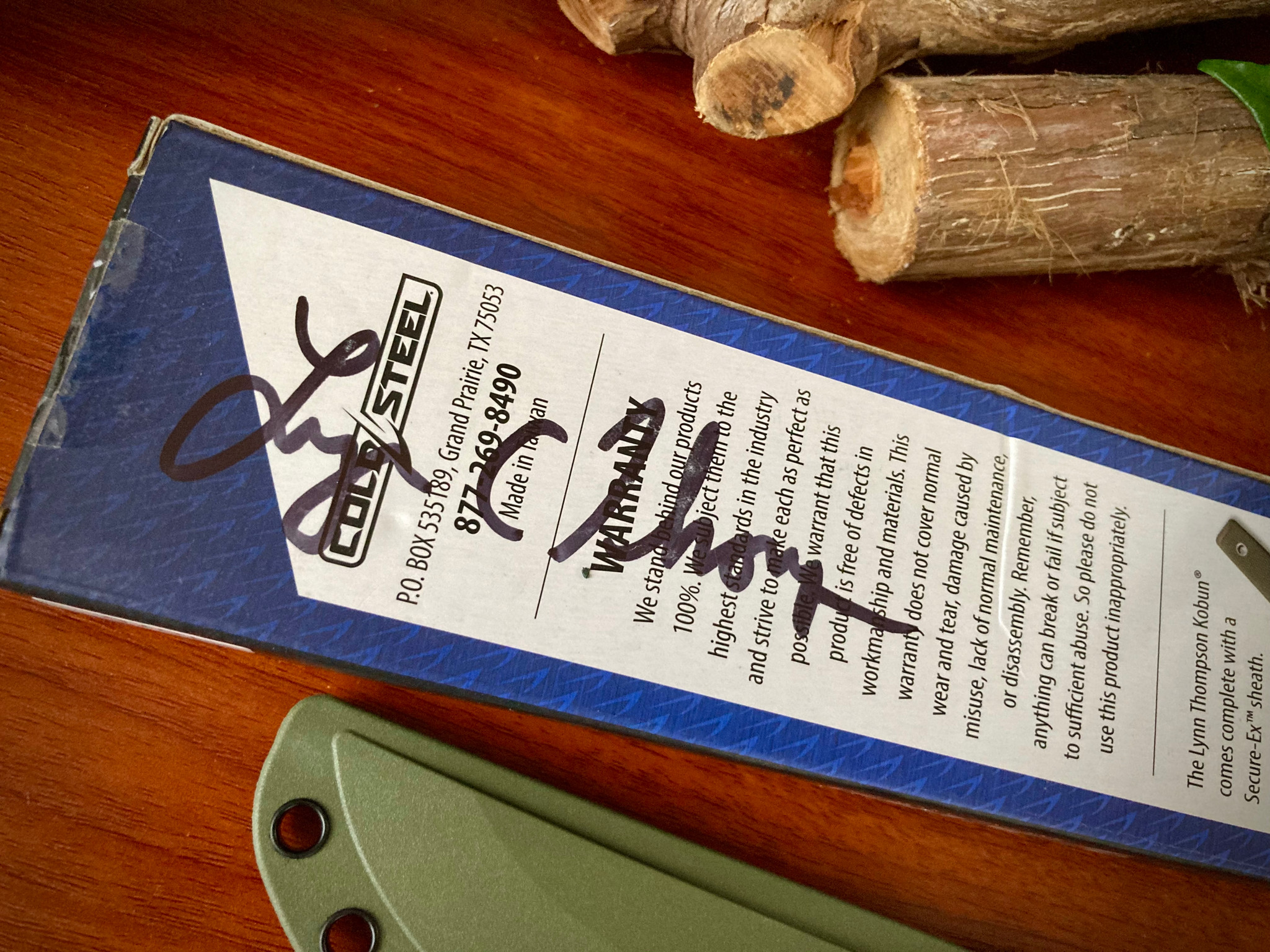 Cold Steel Lynn Thompson Signature Kobun Fixed Blade