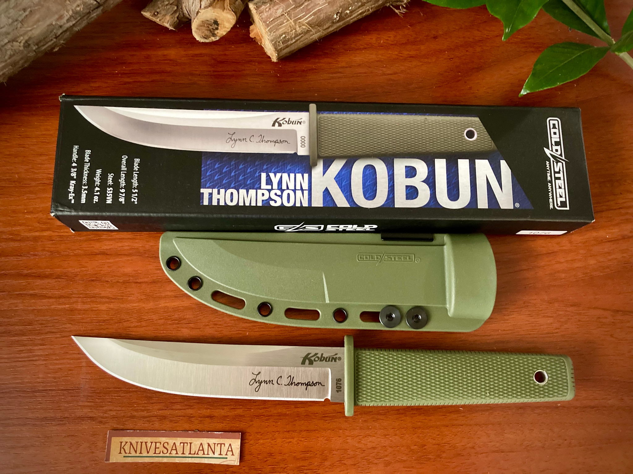 Cold Steel Lynn Thompson Signature Kobun Fixed Blade