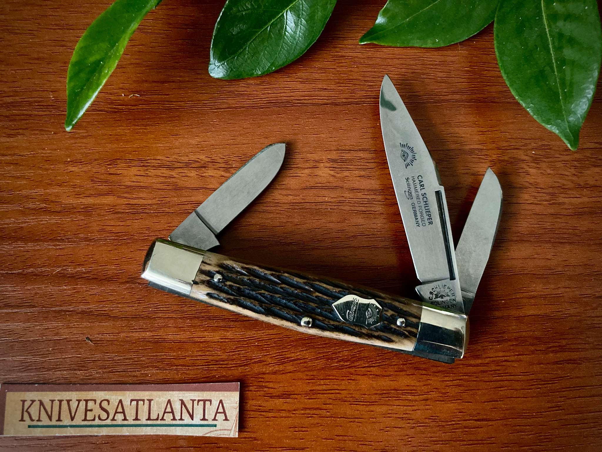 Eye Brand Stockman Knife ~ Bone Handle ~ Model EB-350 ~ Vintage