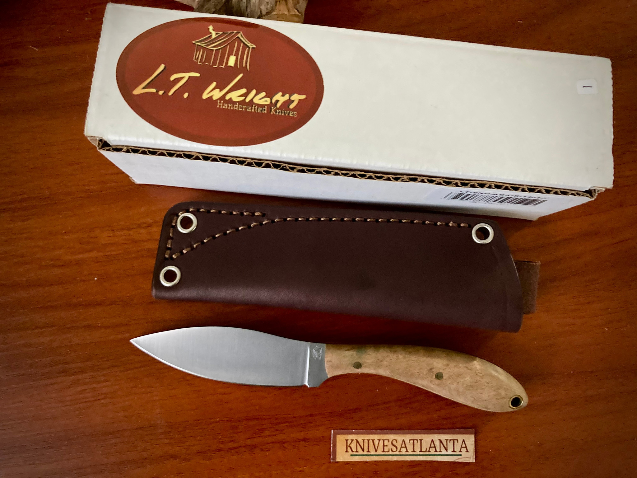 LT WRIGHT KNIVES SMALL NORTHERN HUNTER - AEB-L STEEL - FLAT GRIND ...