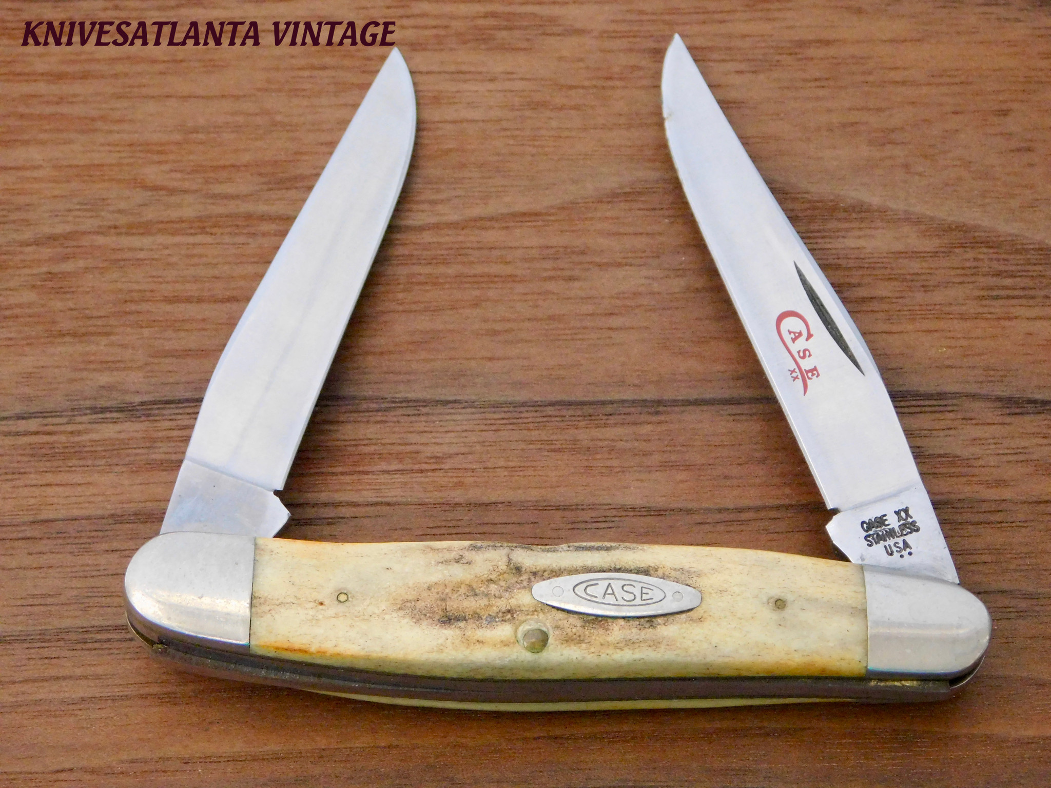 CASE Vintage Stag Muskrat 1978 - KnivesAtlanta